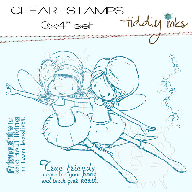 Tiddly Inks "Fairy Friends" Clear Stamp Set – Quick Creations
